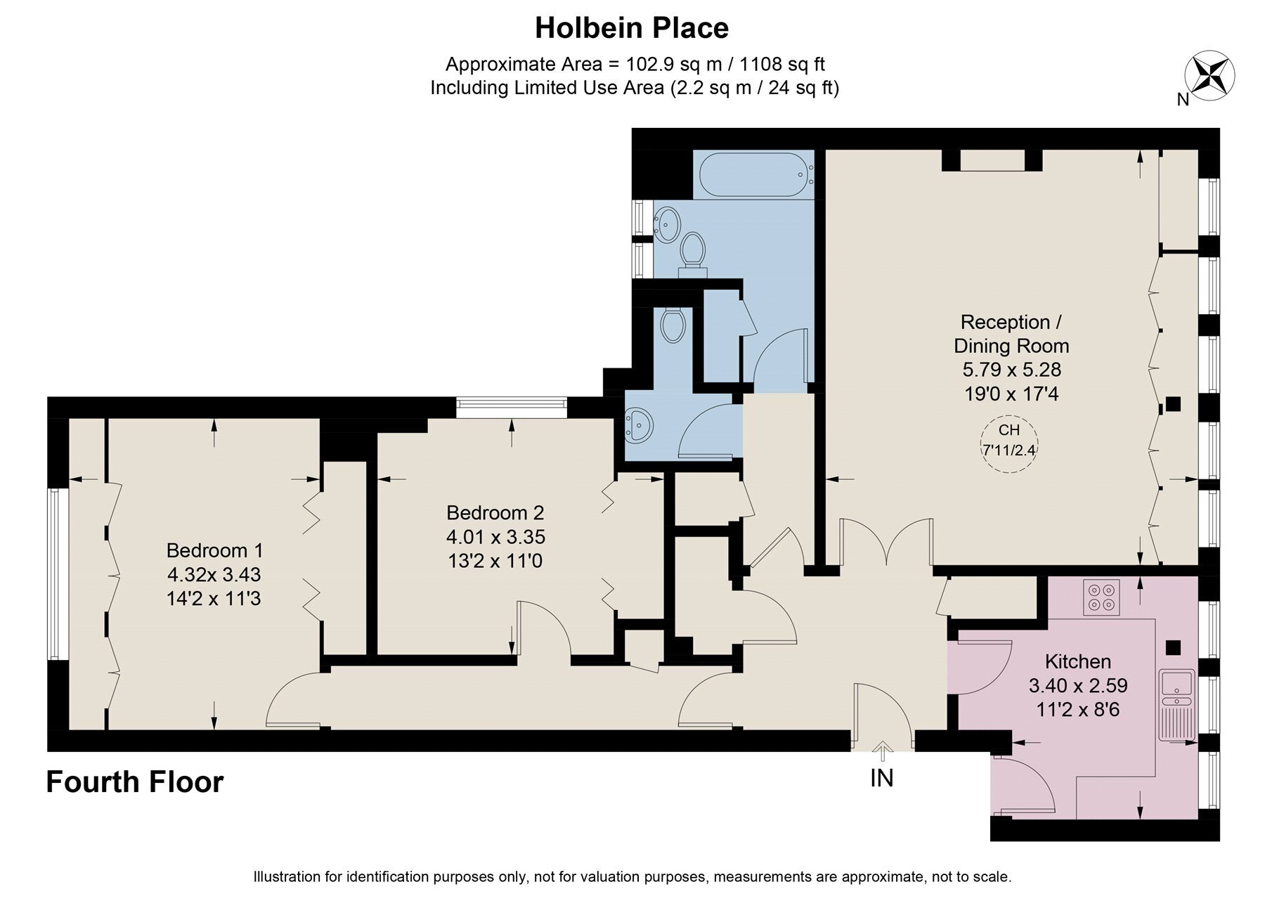 2 bedroom property for sale in Holbein Place, London, SW1W - £795,000