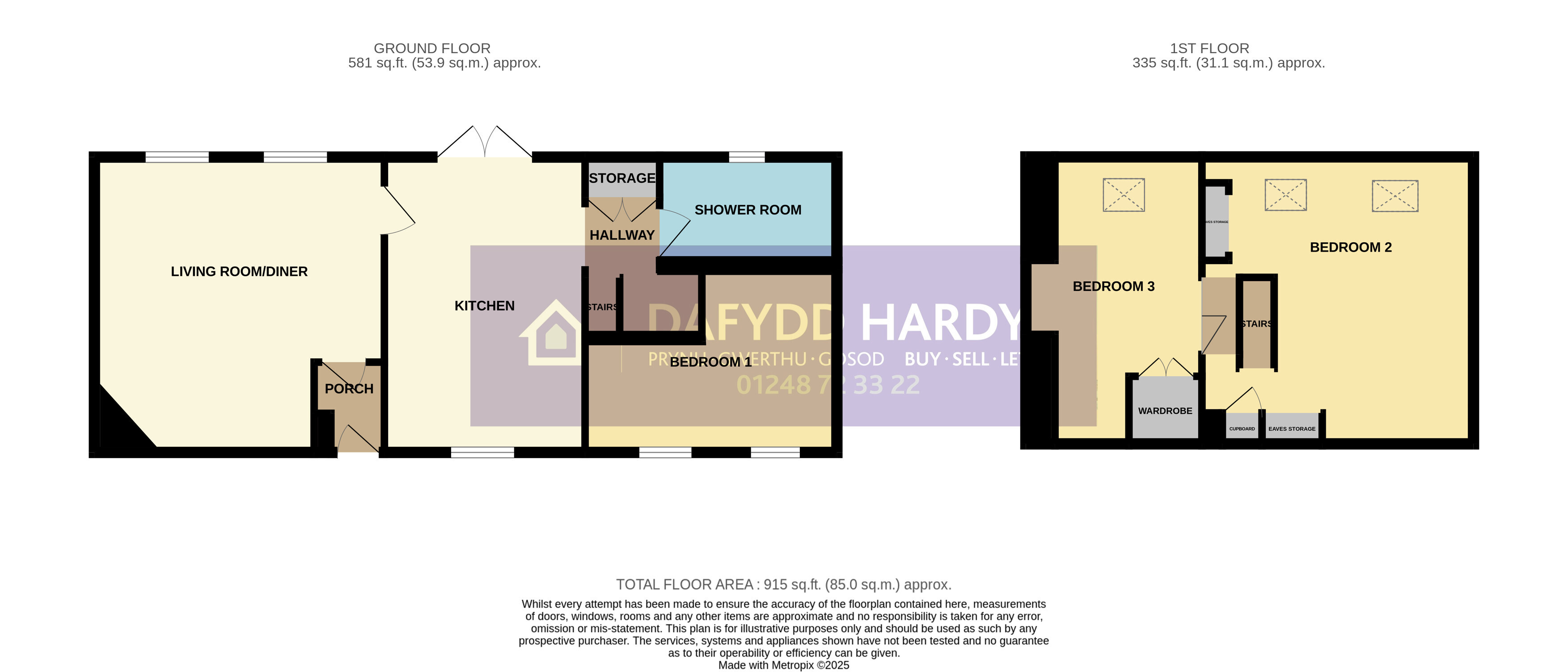 3 bedroom property for sale in Rhydwyn, Holyhead, Isle of Anglesey ...