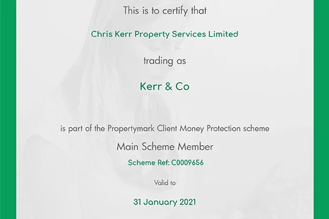 We are now part of the Propertymark Client Protection Scheme | Kerr ...