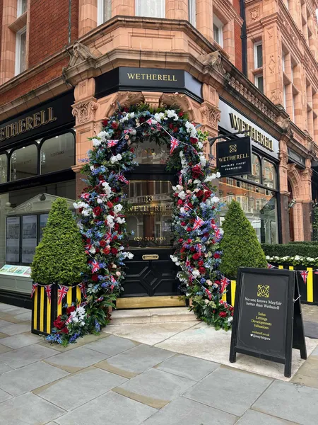 Wetherell Coronation Celebratory Garland | Wetherell Estate Agent | Mayfair
