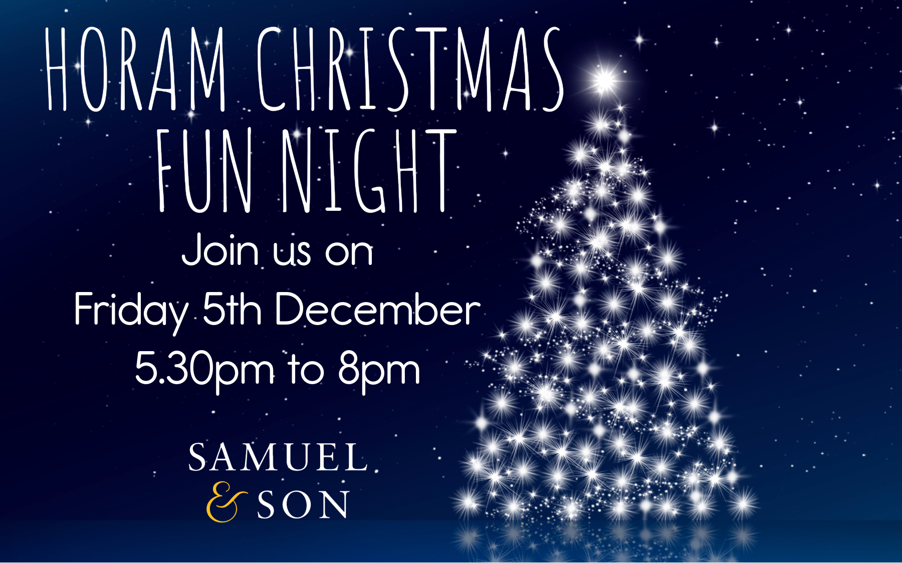 JOIN US FOR HORAM CHRISTMAS FUN NIGHT | Estate Agents East Sussex ...
